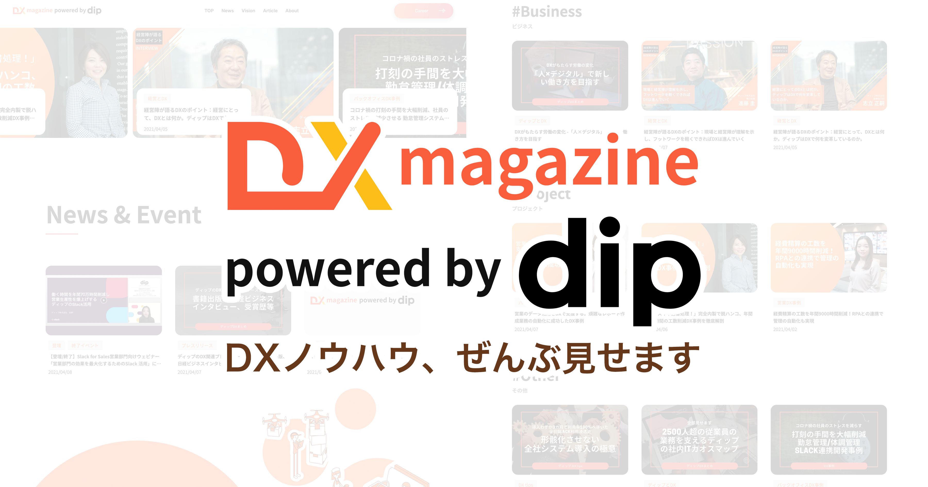 DX magazine powered by dip