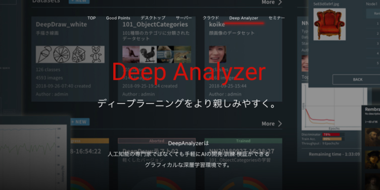 マウスだけでディープラーニングを構築！？ ギリアが「Deep Analyzer Lite」を 12月3日より販売開始 | AI専門ニュースメディア AINOW